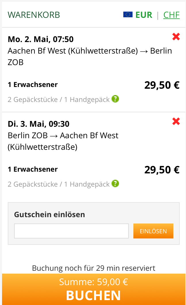 Wie löse ich den FlixBus Gutschein ein? » Busgutschein.net